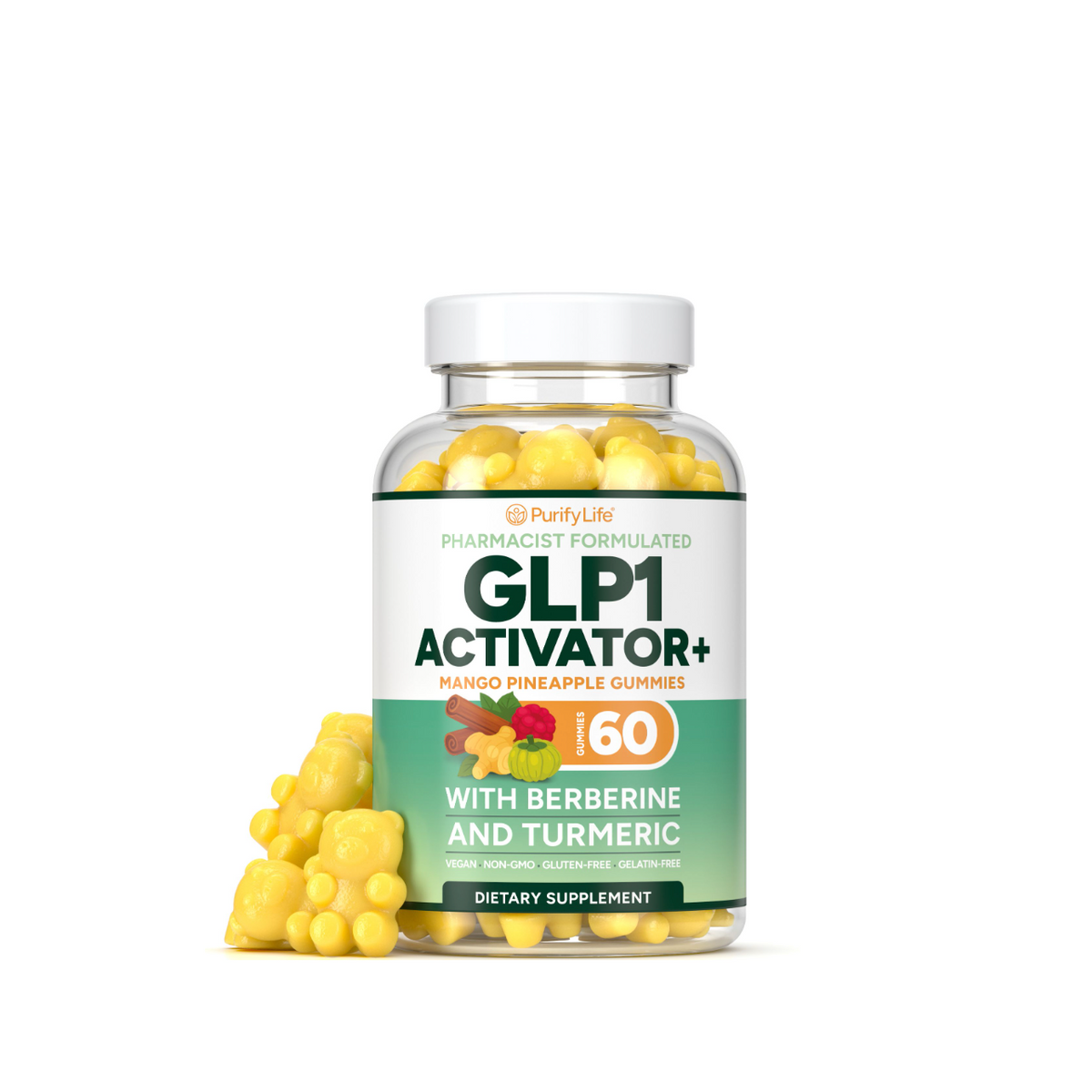 GLP1 Activator+ with Berberine and Turmeric - GLP-1 Gummies — Purify Life