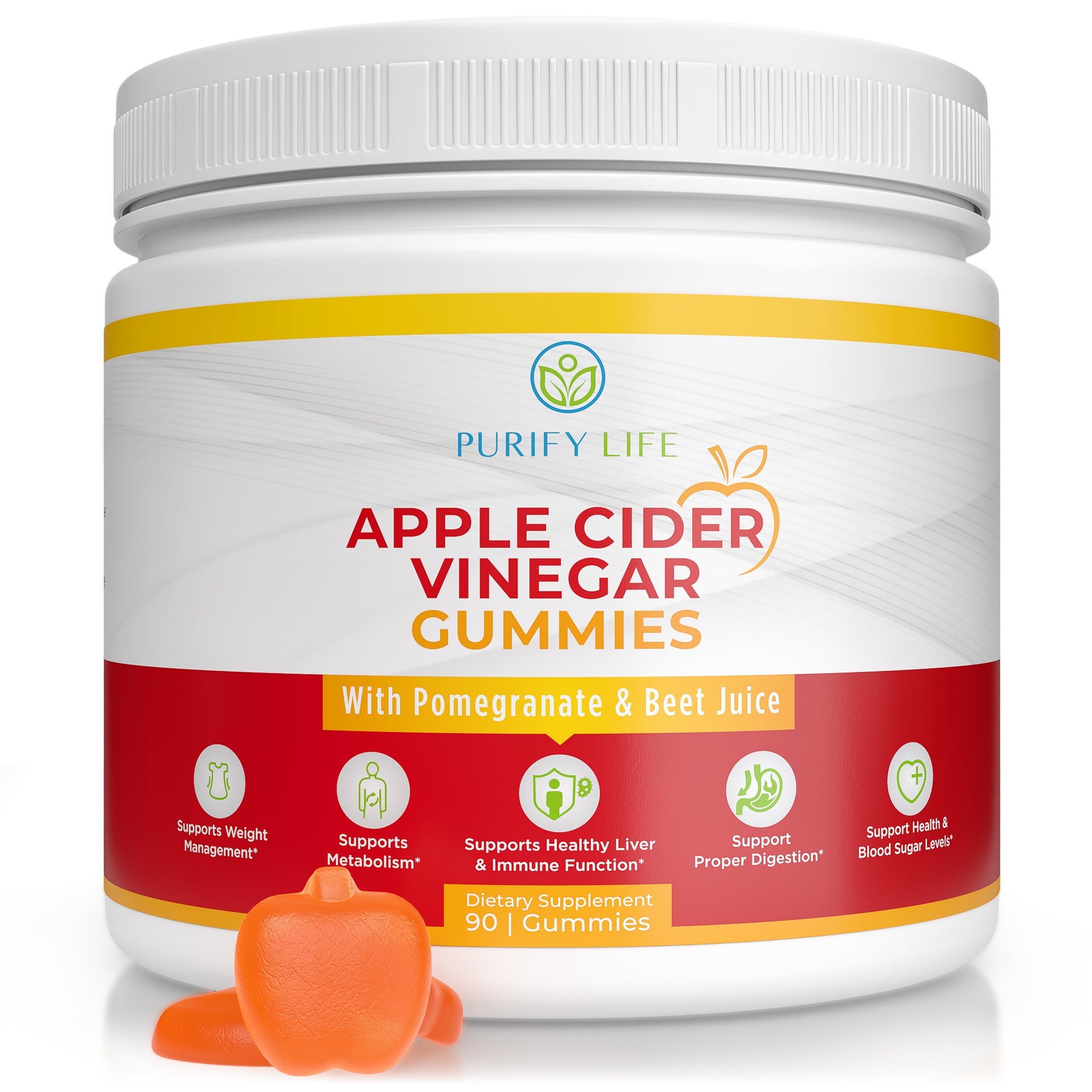 Mushroom Complex Gummies - 10 Mushroom Supplement w Lions Mane Gushroo ...